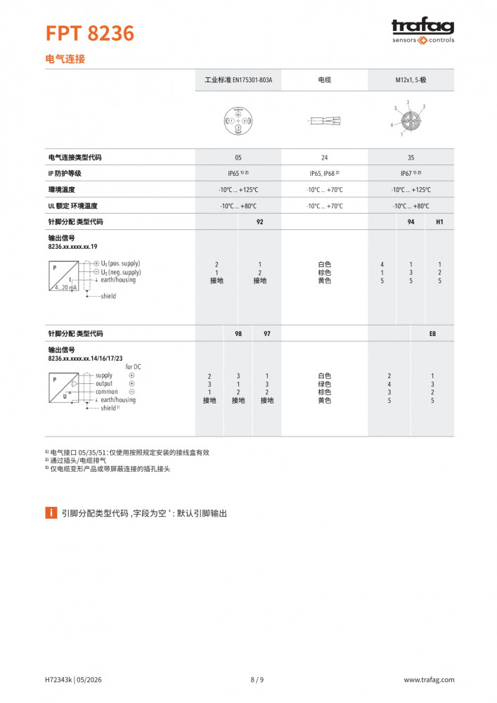 Trafag 8236 product document page 8