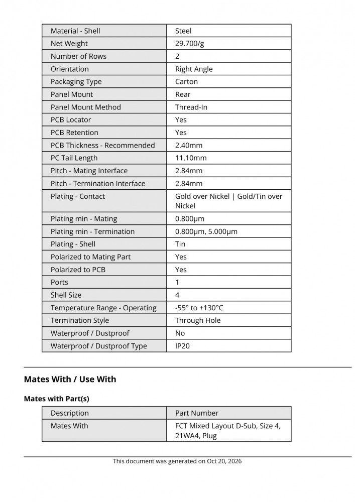 MOLEX 1731070950 product drawing page 3