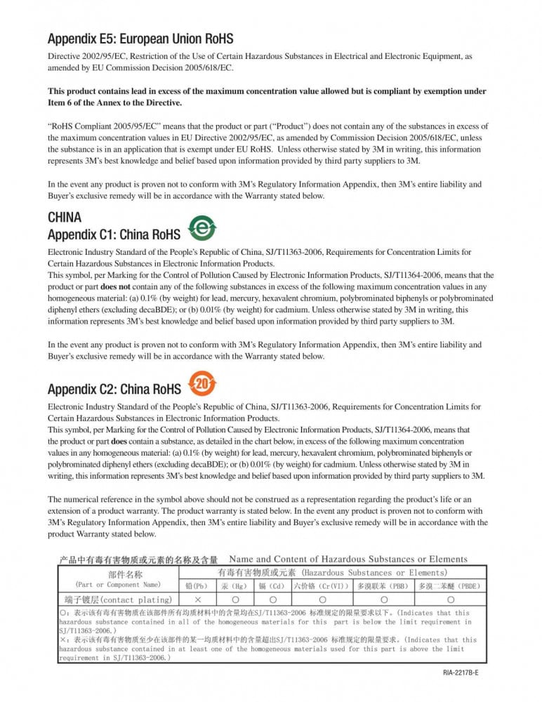 3M 3750 Series technical document page 4