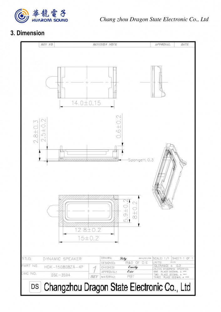 HDK-150808ZA-4P reliability page