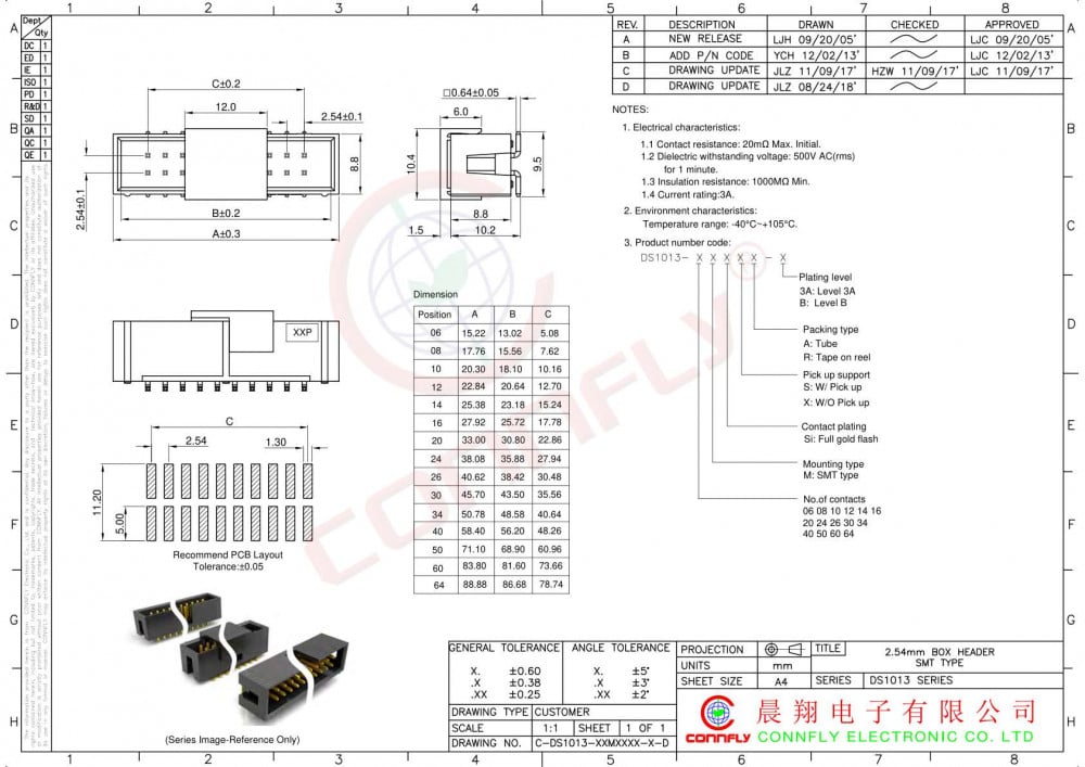 DS1013 connector document page 2