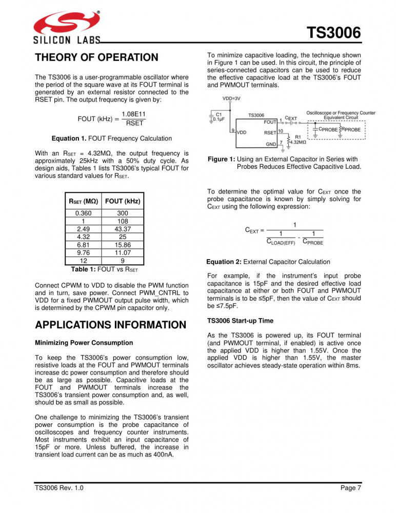 TS3006 technical document page 7