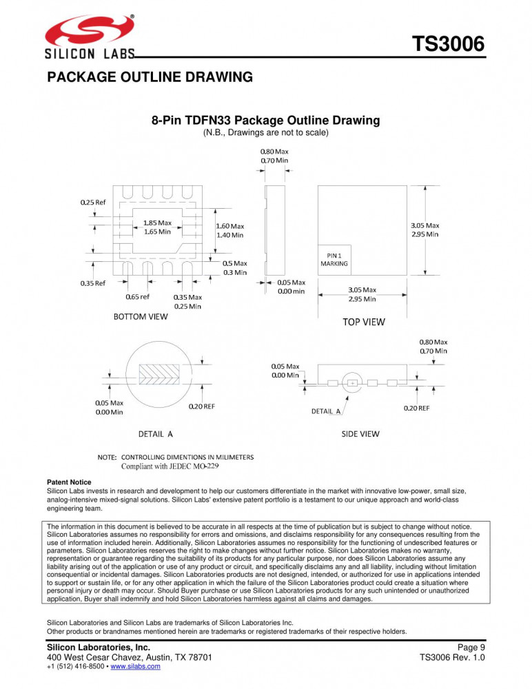 TS3006 technical document page 9