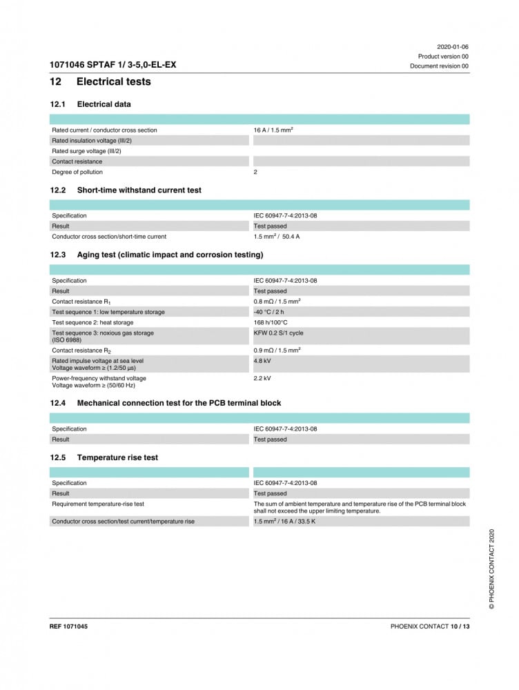 Phoenix Contact 1071046 datasheet page 10