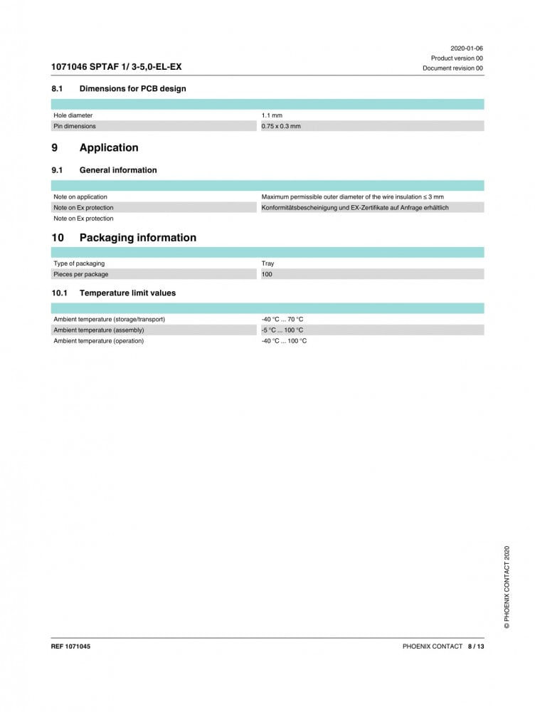 Phoenix Contact 1071046 datasheet page 8