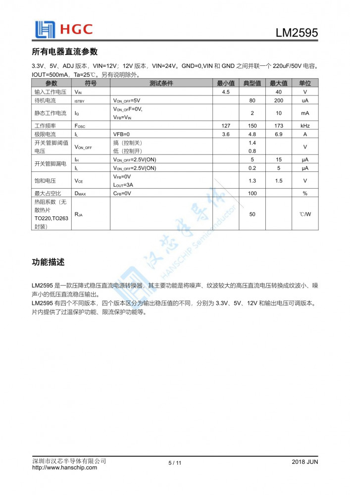 LM2595S-ADJRG datasheet page 5