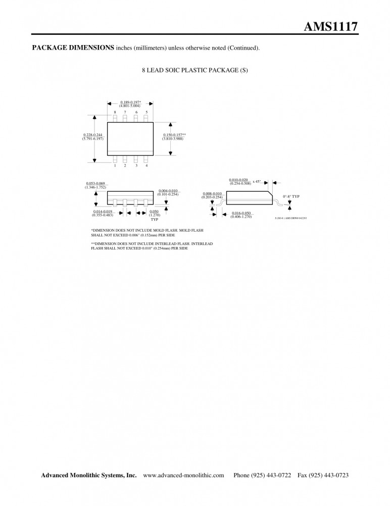 AMS1117CD-1.8 datasheet page 8
