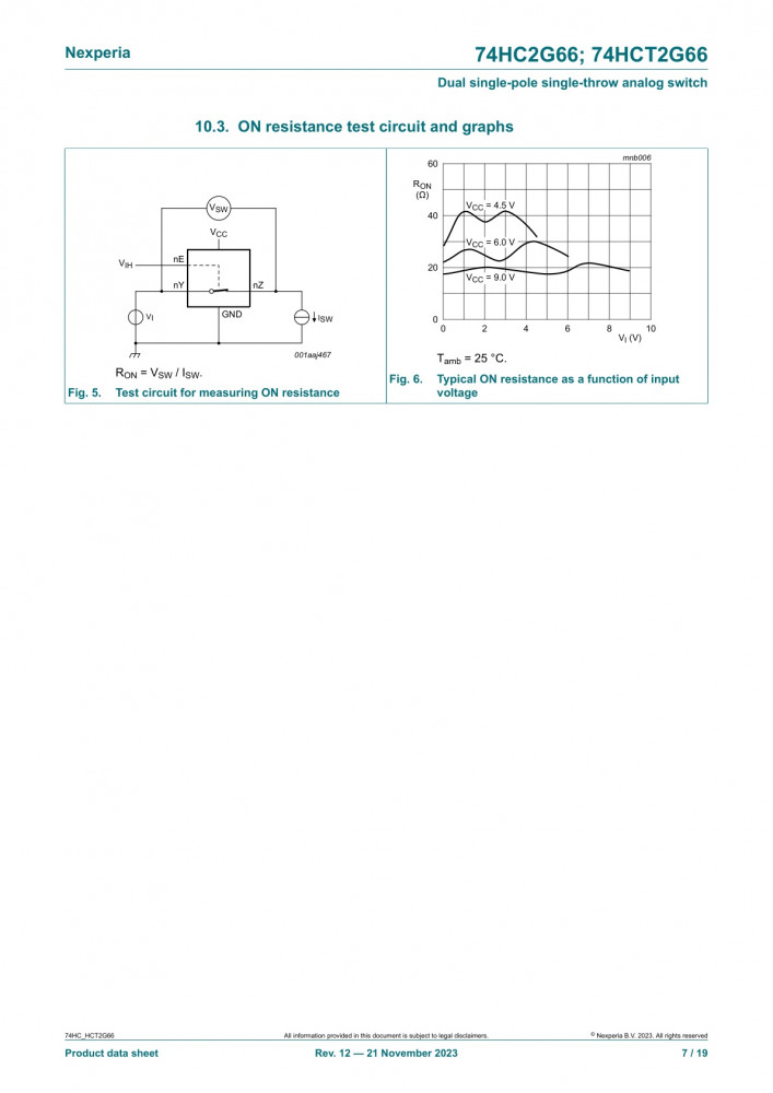 74HCT2G66GT,115 datasheet page 7