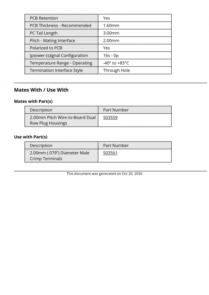 MOLEX 5035571600 product document image 3