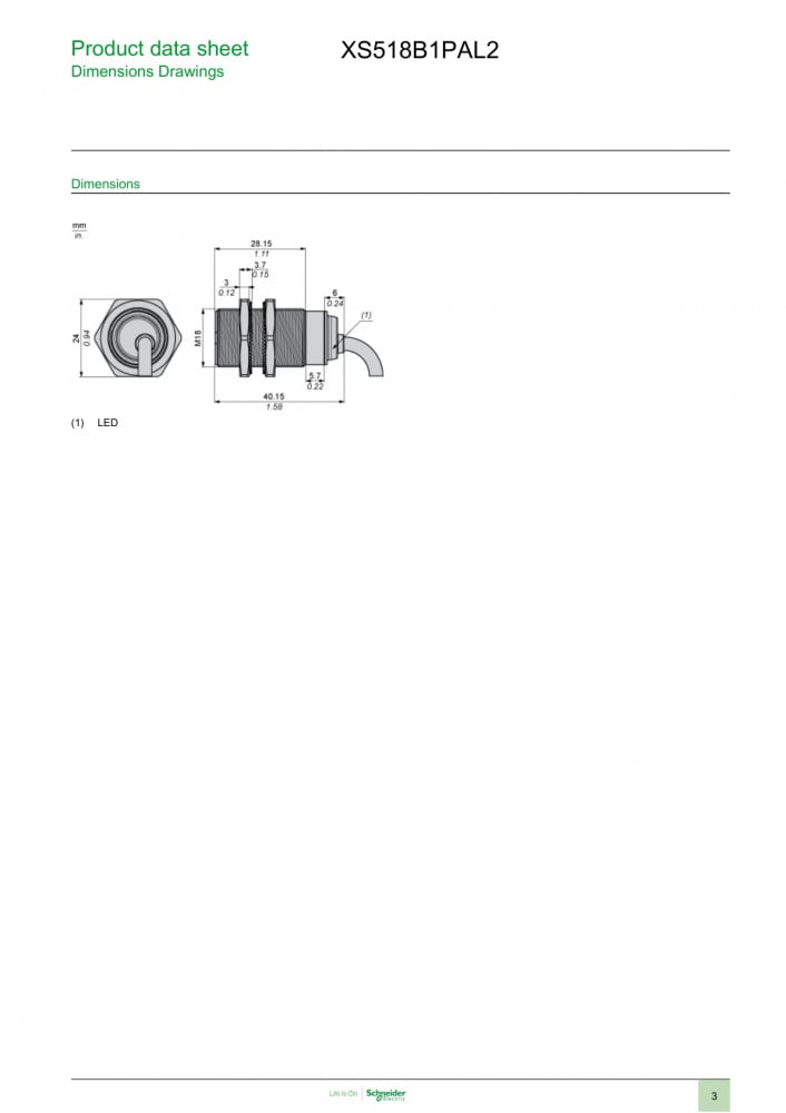 XS518B1PAL2 technical document page 3