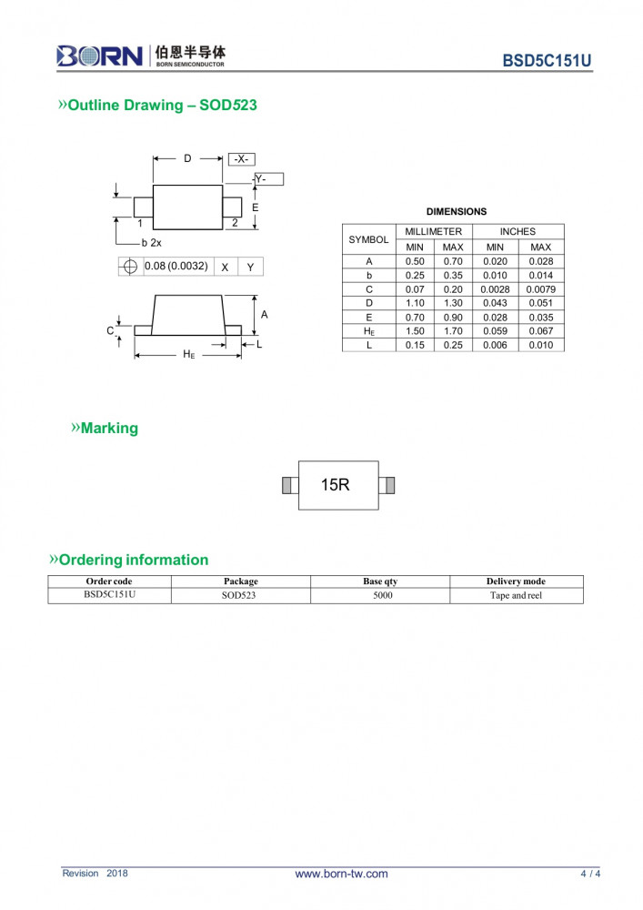 BSD5C151U datasheet page 4
