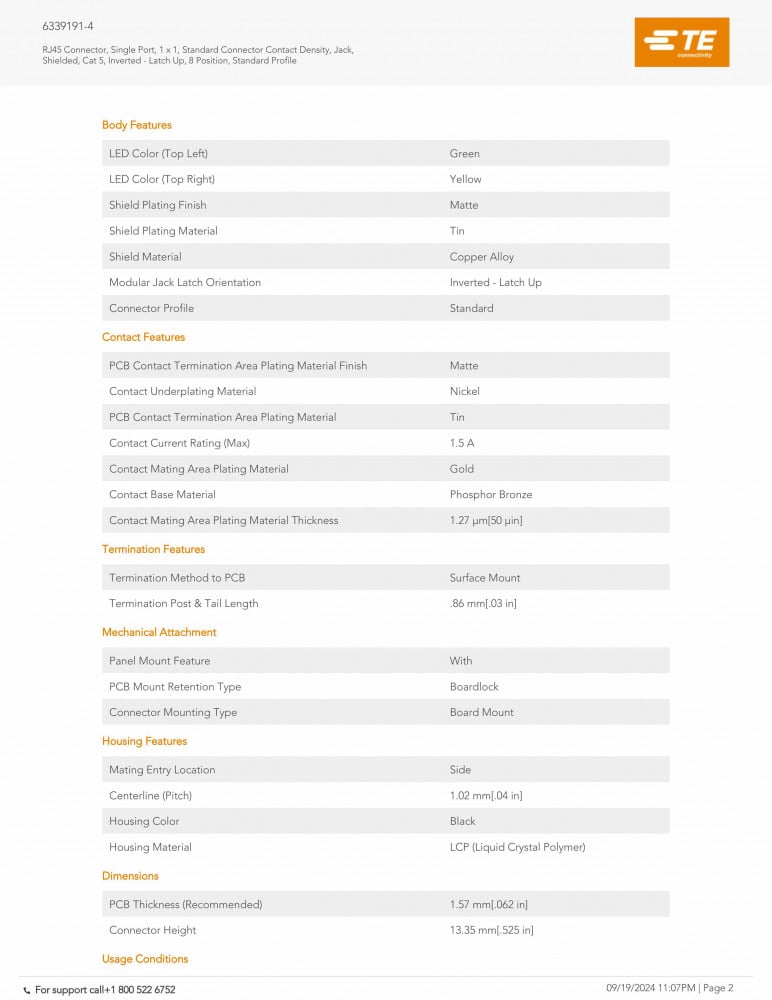 6339191-4 technical document page 2