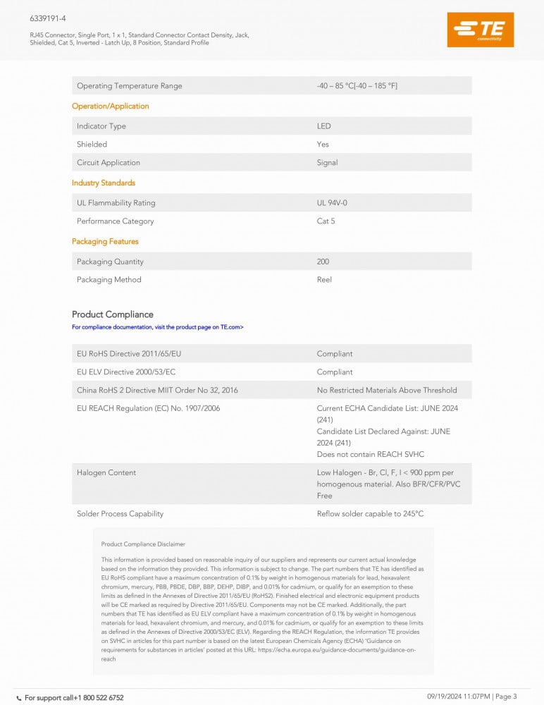 6339191-4 technical document page 3