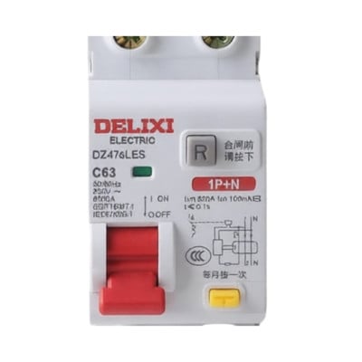 Delixi Electric DZ47SLEN1C63 Miniature Residual Current Circuit Breaker