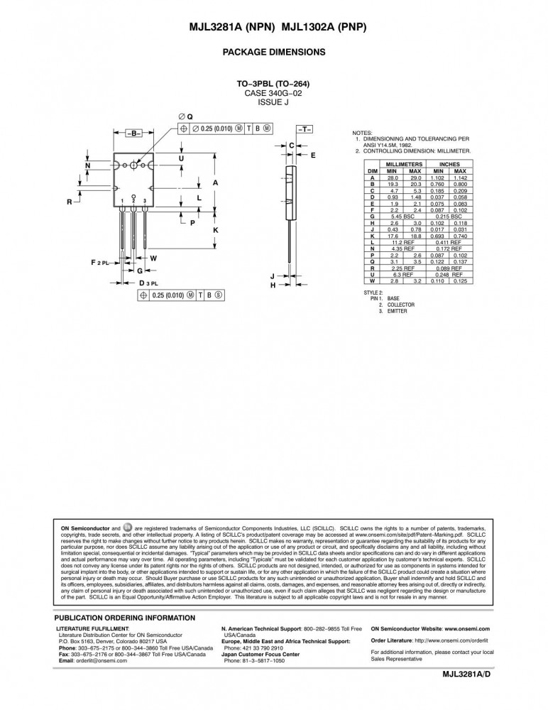 MJL1302A technical document page 5
