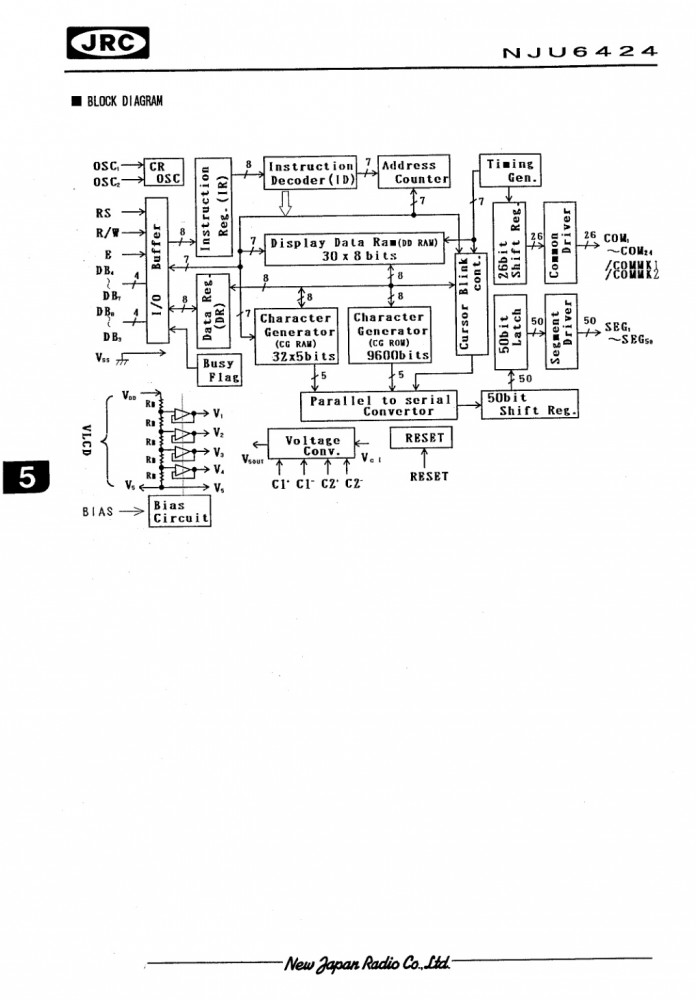 NJU6424 datasheet page 4