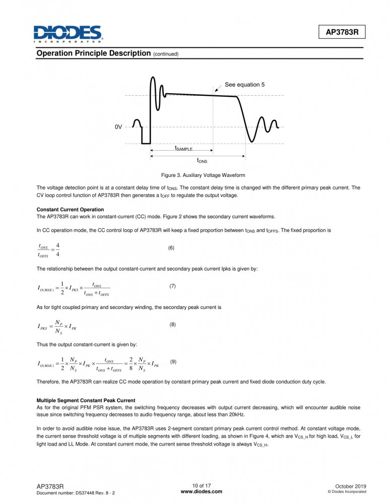AP3783R datasheet page 10