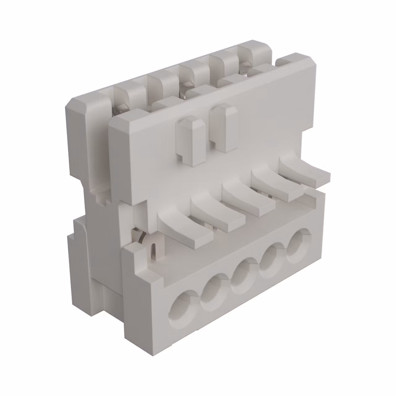 Appli-Mate RAST 2.5 Female Connector, 5.00mm Pitch, 3 Circuits, Position A, D, E and F Removed, Open Endwalls for sale