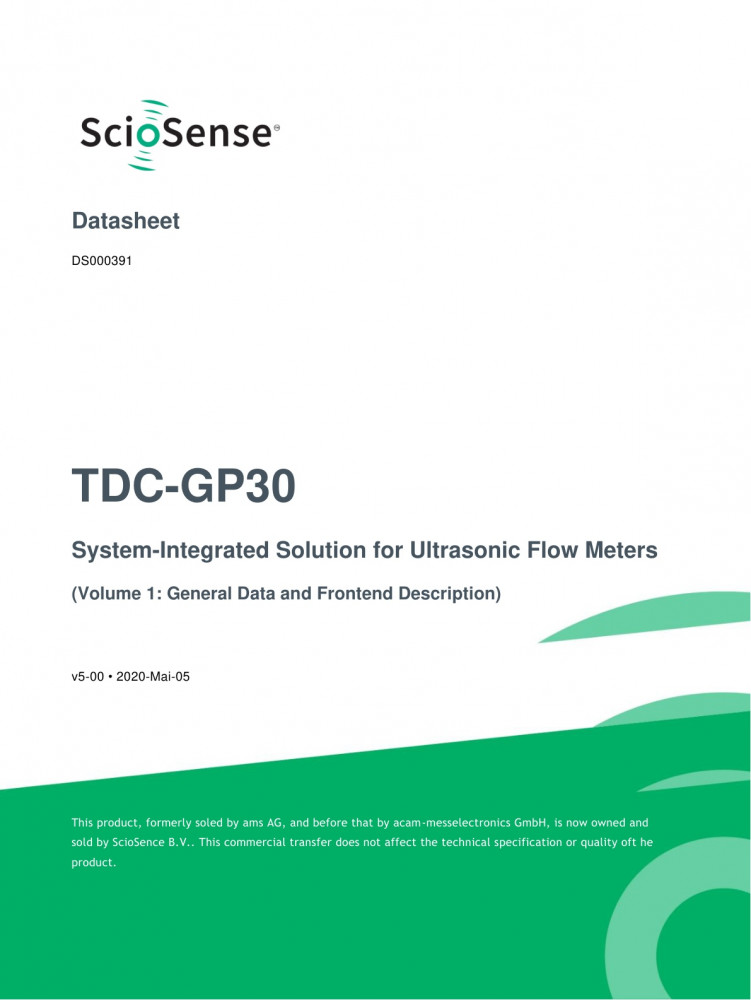 TDC-GP30 datasheet preview, page 1