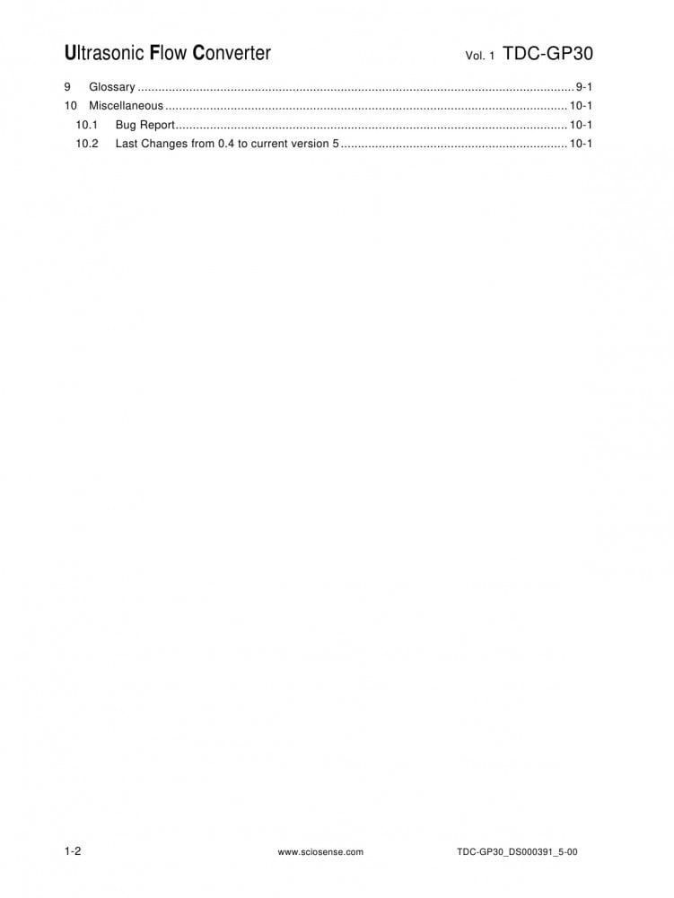 TDC-GP30 datasheet preview, page 6