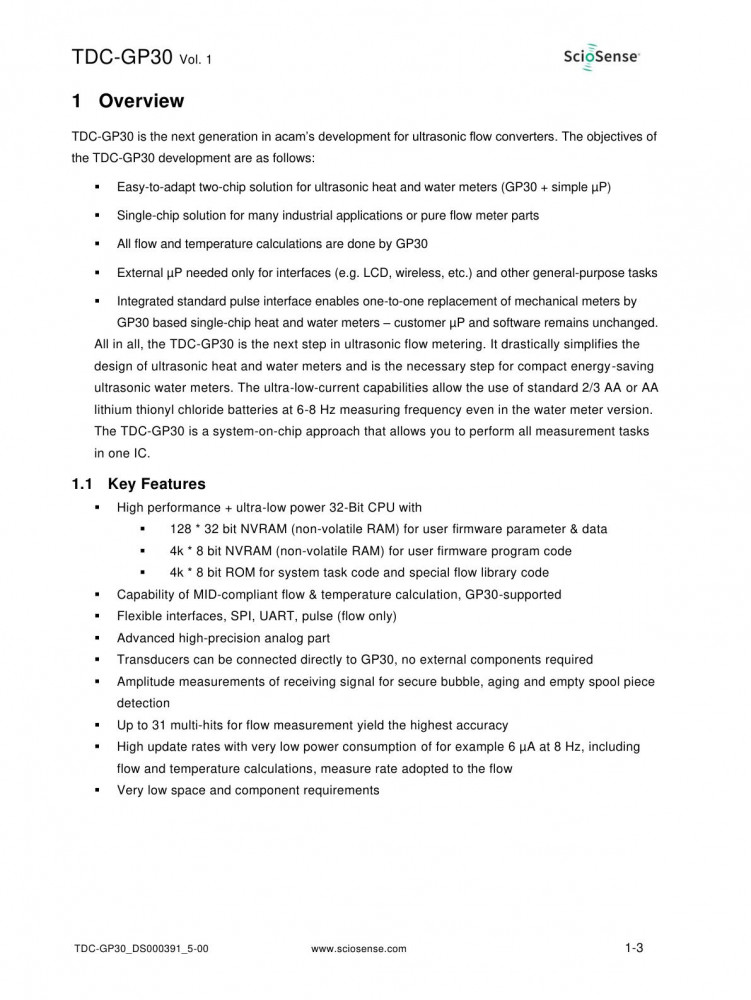 TDC-GP30 datasheet preview, page 7