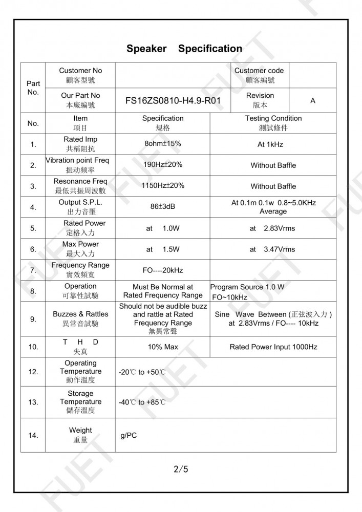 FS16ZS0810-H4.9-R01 specification page 3