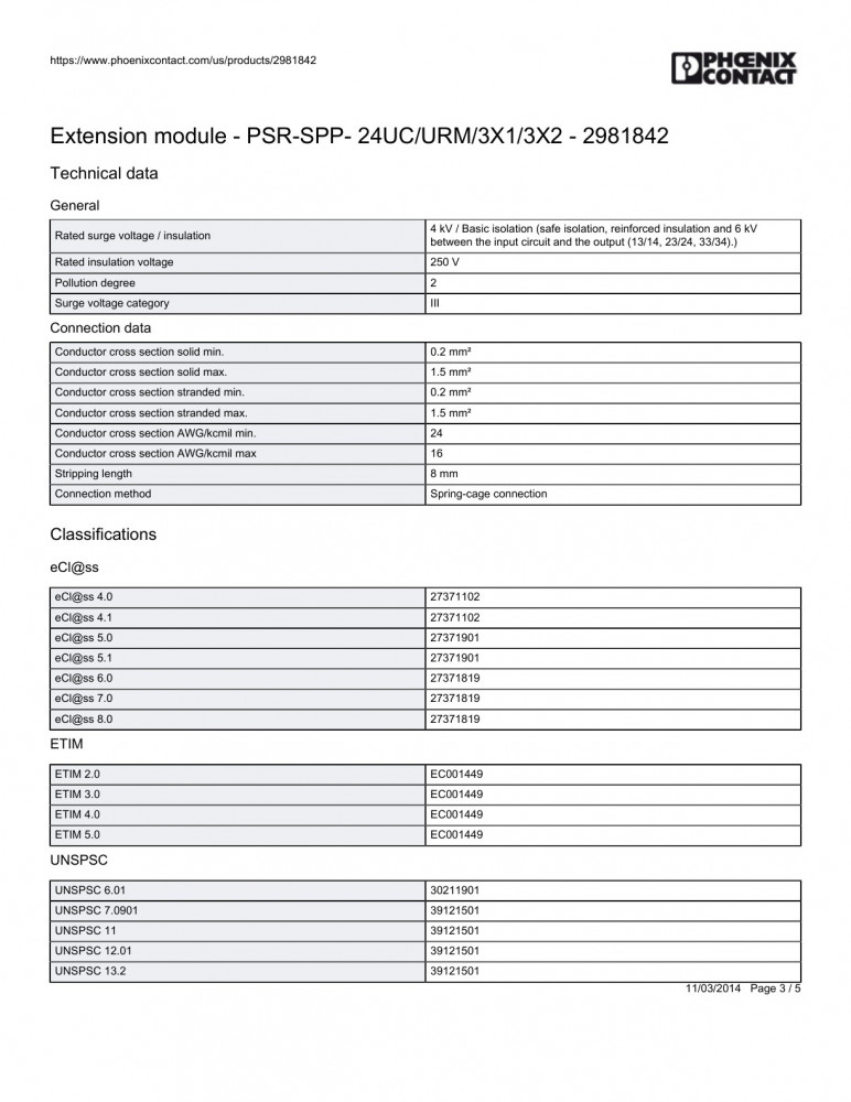 Phoenix Contact 2981842 datasheet page 3
