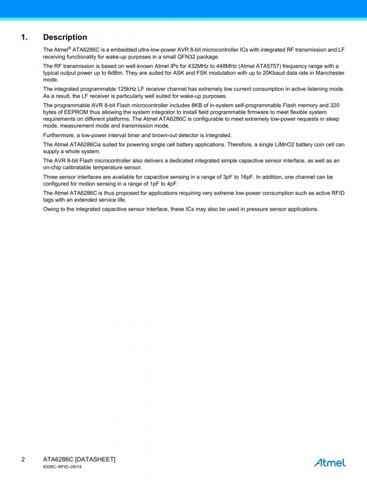 ATA6286C-PNPW datasheet page 2