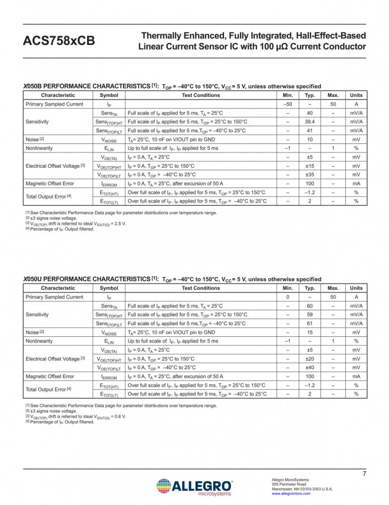 ACS758 datasheet page 7