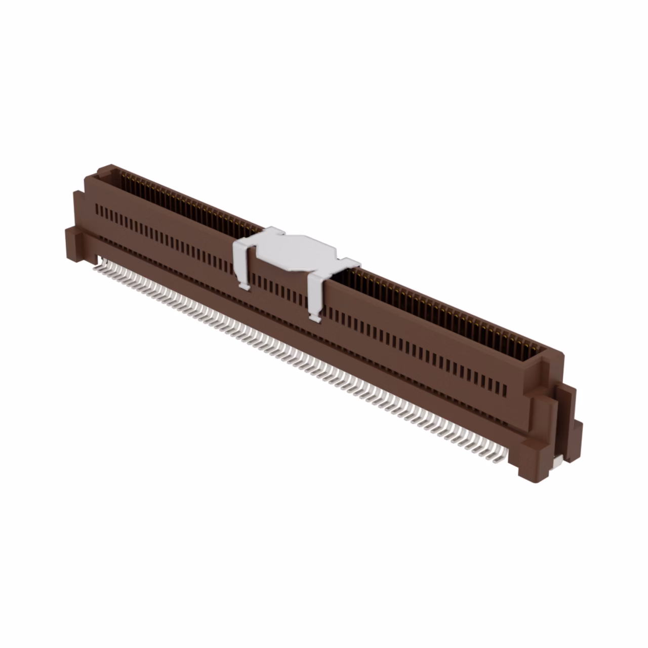 SlimStack Board-to-Board Connector, 0.635mm Pitch, 0.635 Series, Plug, 9.00 or 15.00mm Mated Height, 6.40mm Mated Width, 140 Circuits for sale