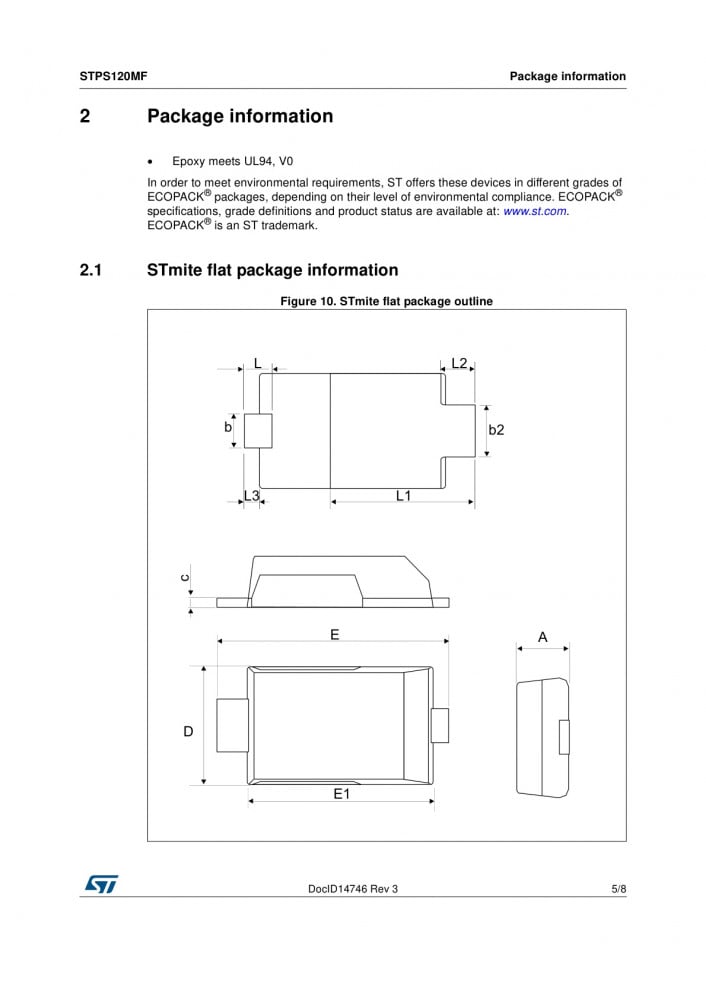 STPS120MF datasheet page 5
