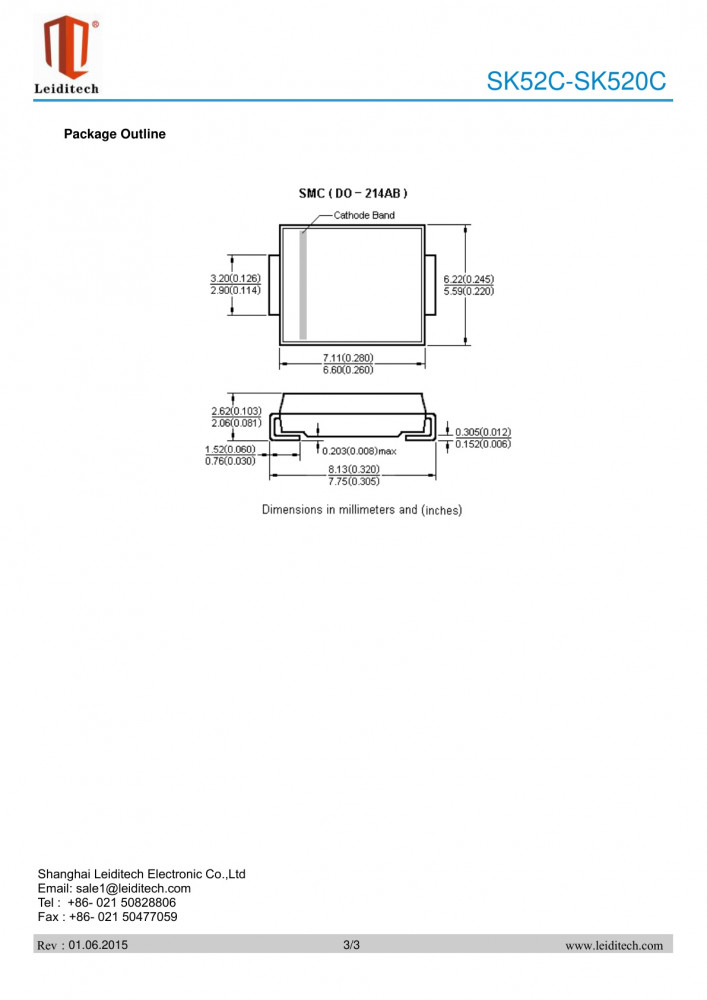SK54C datasheet page 3