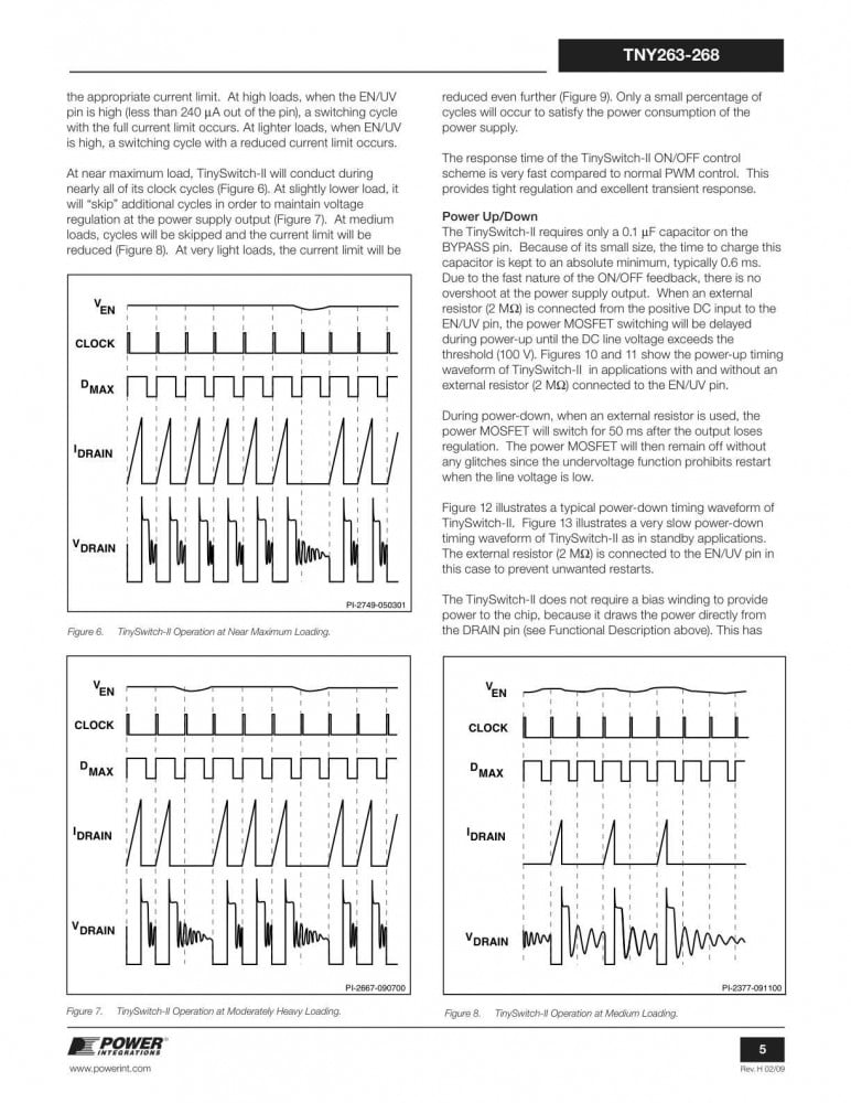 TNY265PN datasheet page 5