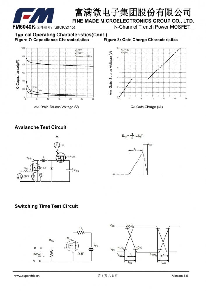 FM6040K datasheet page 4