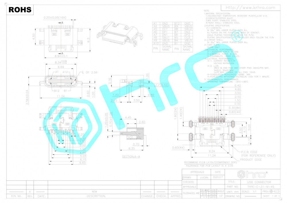 TYPE-C-31-M-45 technical document preview