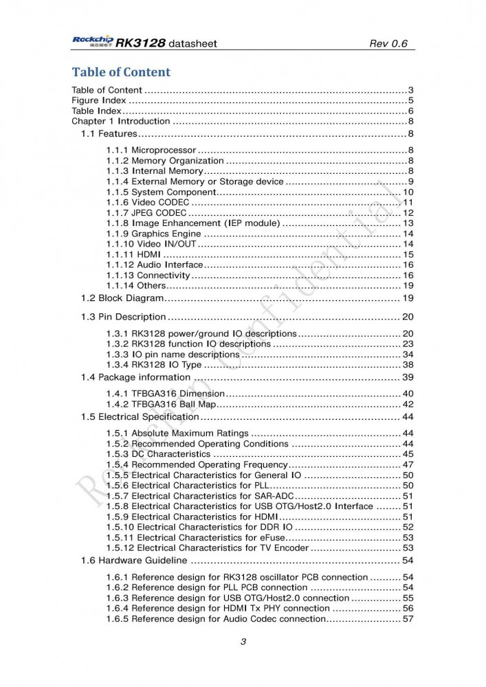 RK3128 document page 3