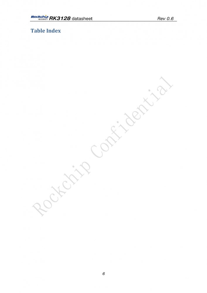 RK3128 document page 6