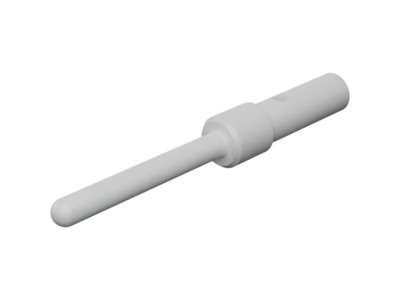 Heavy-Duty Turned Crimp Contact for 5A D-Sub Inserts and Modules, Male, Gold (Au) Plated Copper Alloy, 0.08-0.20mm² (28-24 AWG), 100 per Bag for sale