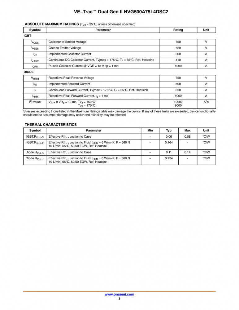 NVG500A75L4DSC2 datasheet page 3