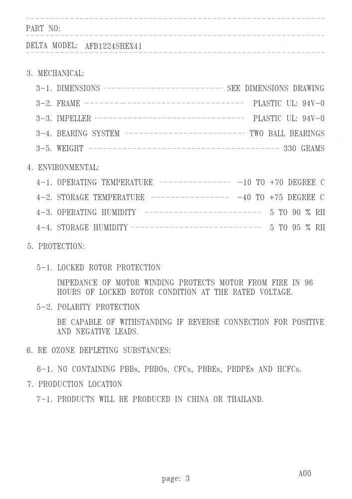 AFB1224SHEX41 specification page 5