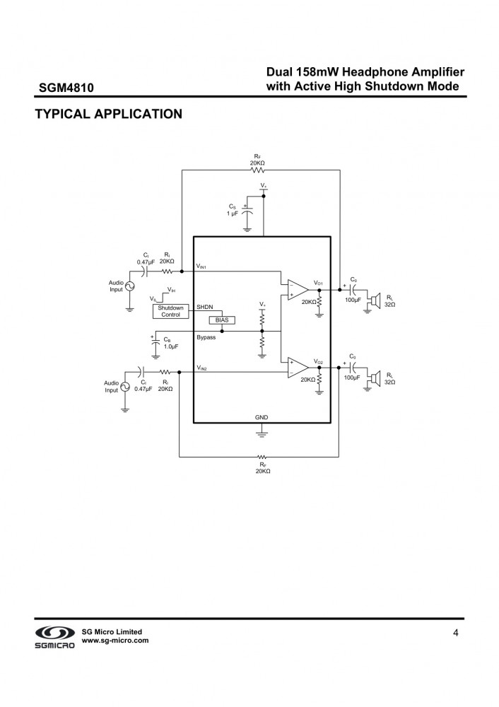 SGM4810 datasheet page 4