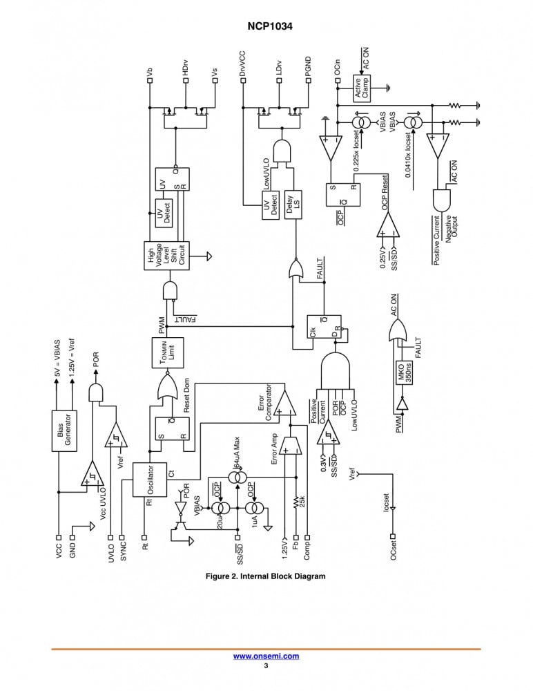 NCP1034 datasheet page 3