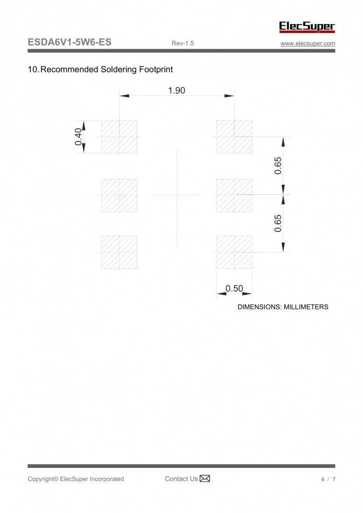 ESDA6V1-5W6-ES datasheet page 6