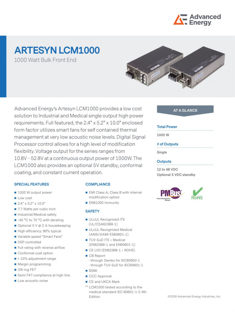 LCM1000 document page 1