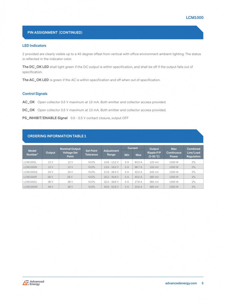 LCM1000 document page 5