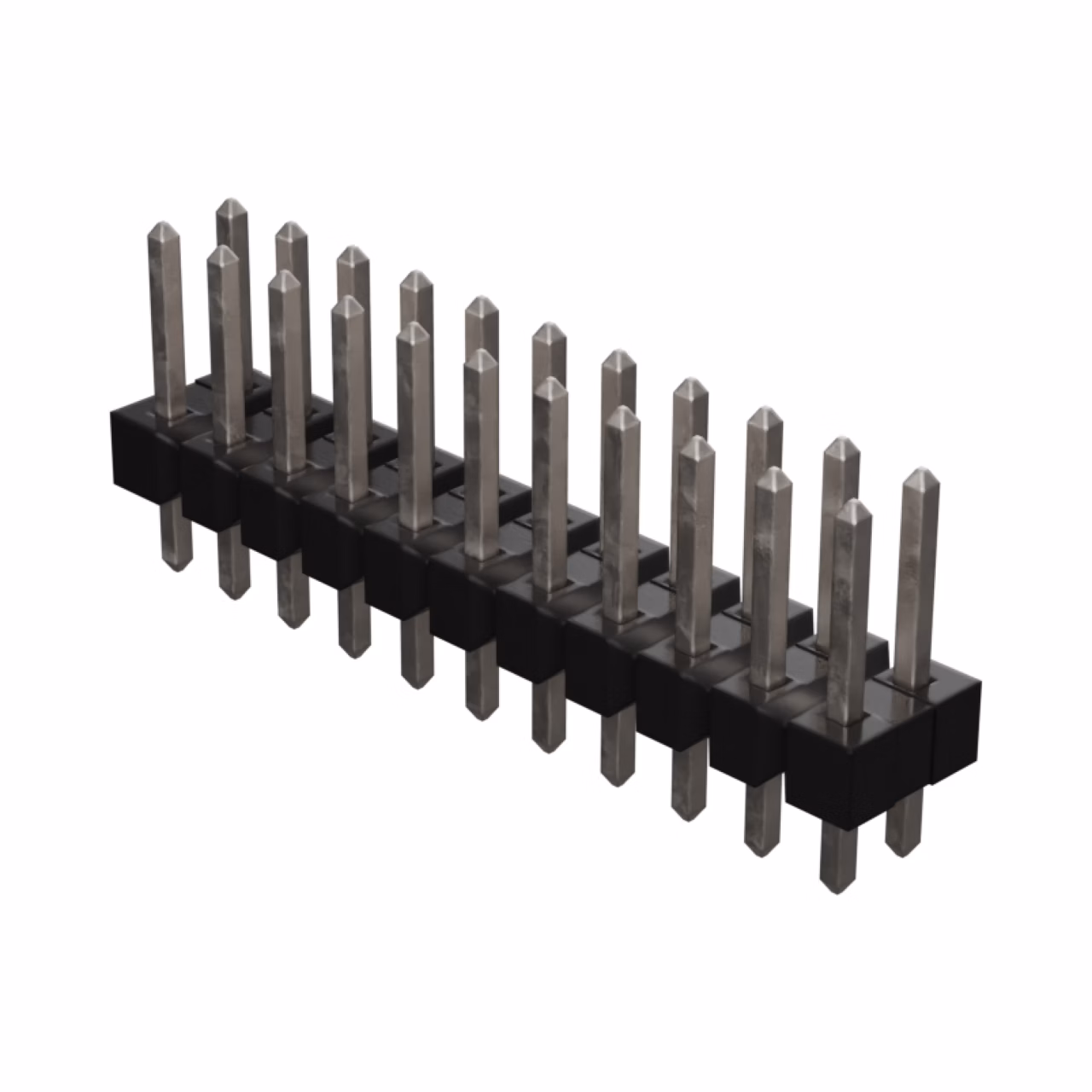 C-Grid Header, 2.54mm Pitch, Through Hole, Dual Row, Vertical, 22 Circuits, 2.54µm Tin (Sn) Plating, Tray Packaging, Lead-Free for sale