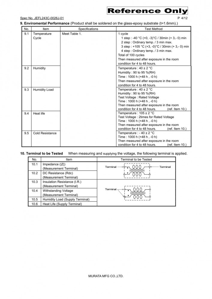 DLW5ATN151MQ2L specification page 4