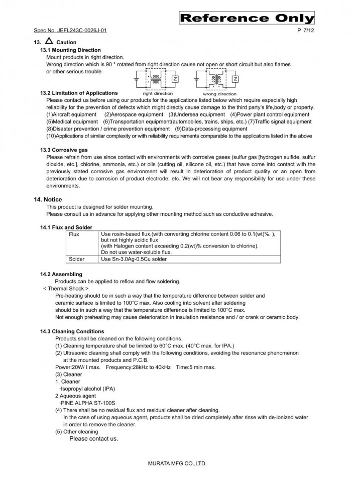 DLW5ATN151MQ2L specification page 7