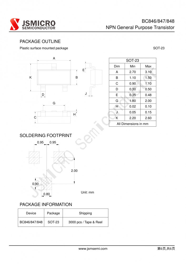 BC846B datasheet page 6