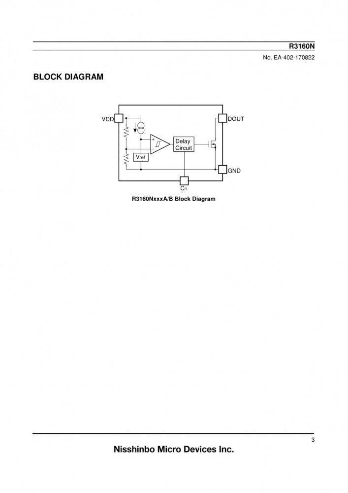 R3160N datasheet page 3